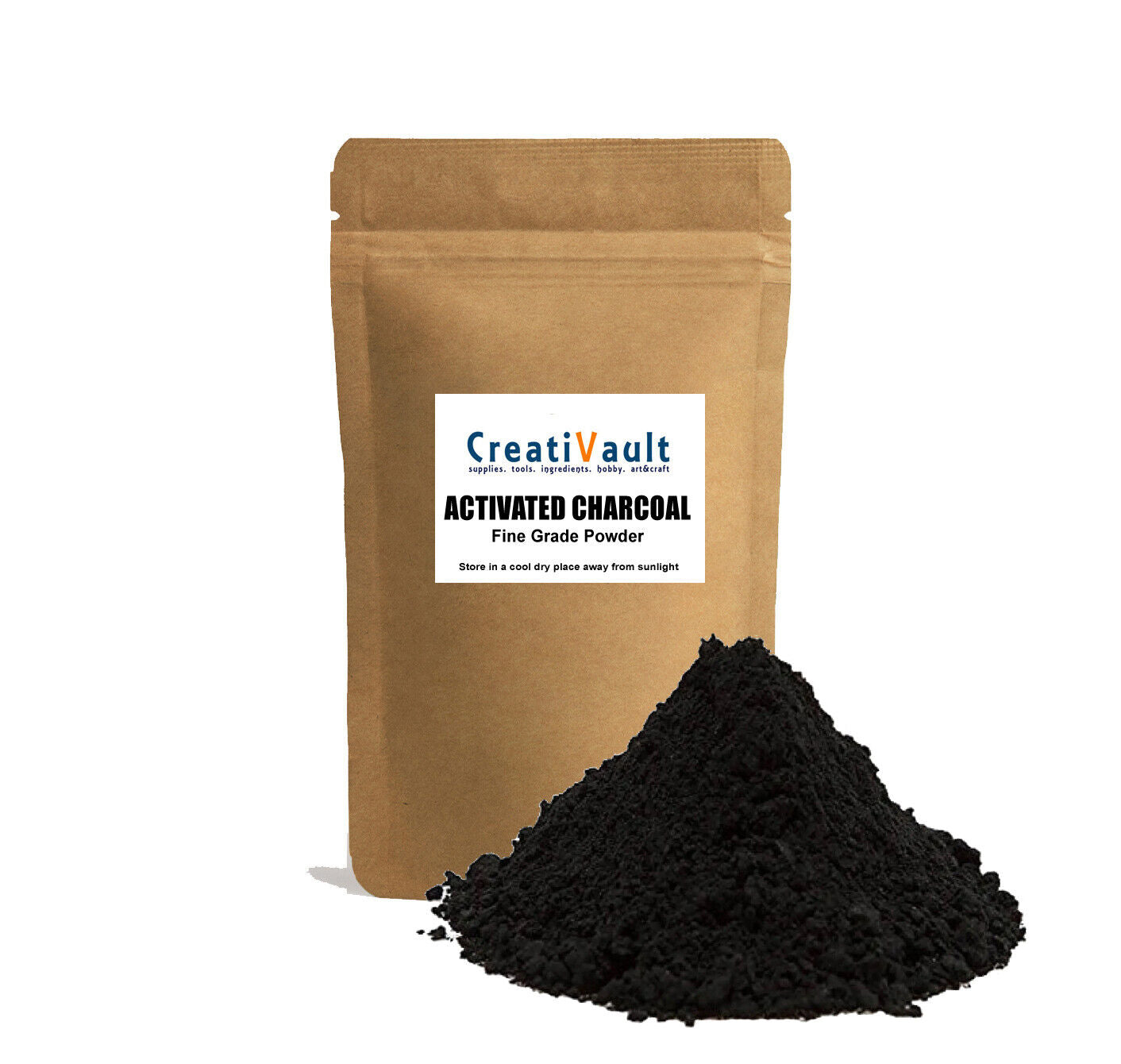 Premium Activated Charcoal Powder Detox, Supplement, Food Grade - 25g ...